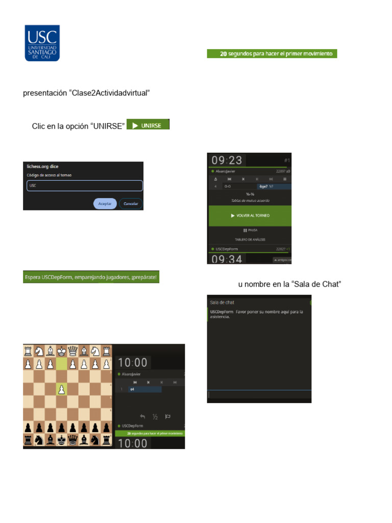 Guía Torneo Lichess | PDF | Juegos y actividades