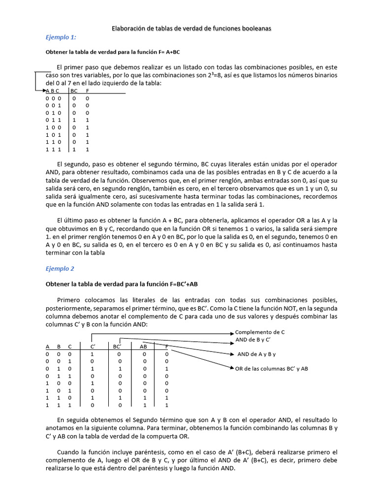 Obtención de Tabla de Verdad | PDF | Matemáticas | Lógica matemática