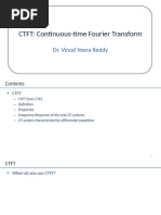 Continuous-Time Fourier Transform (CTFT) | PDF | Fourier Transform ...