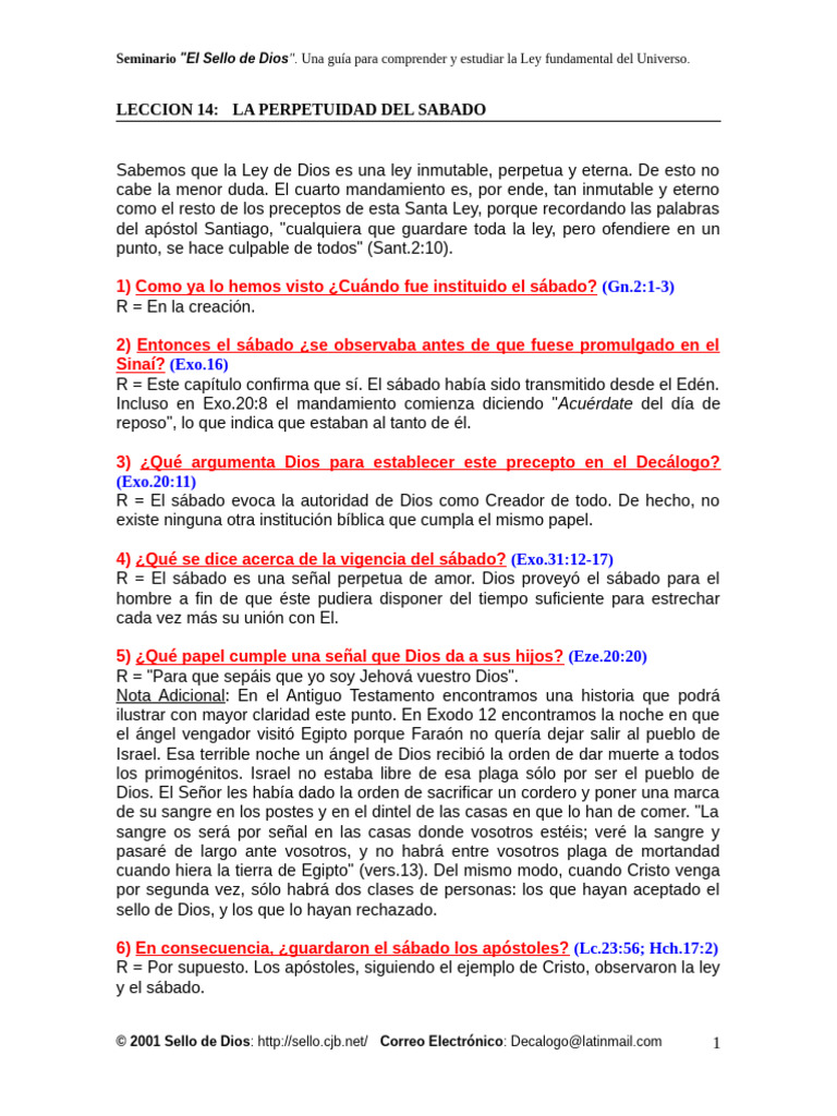Leccion 14 | PDF | Dios | Jesús