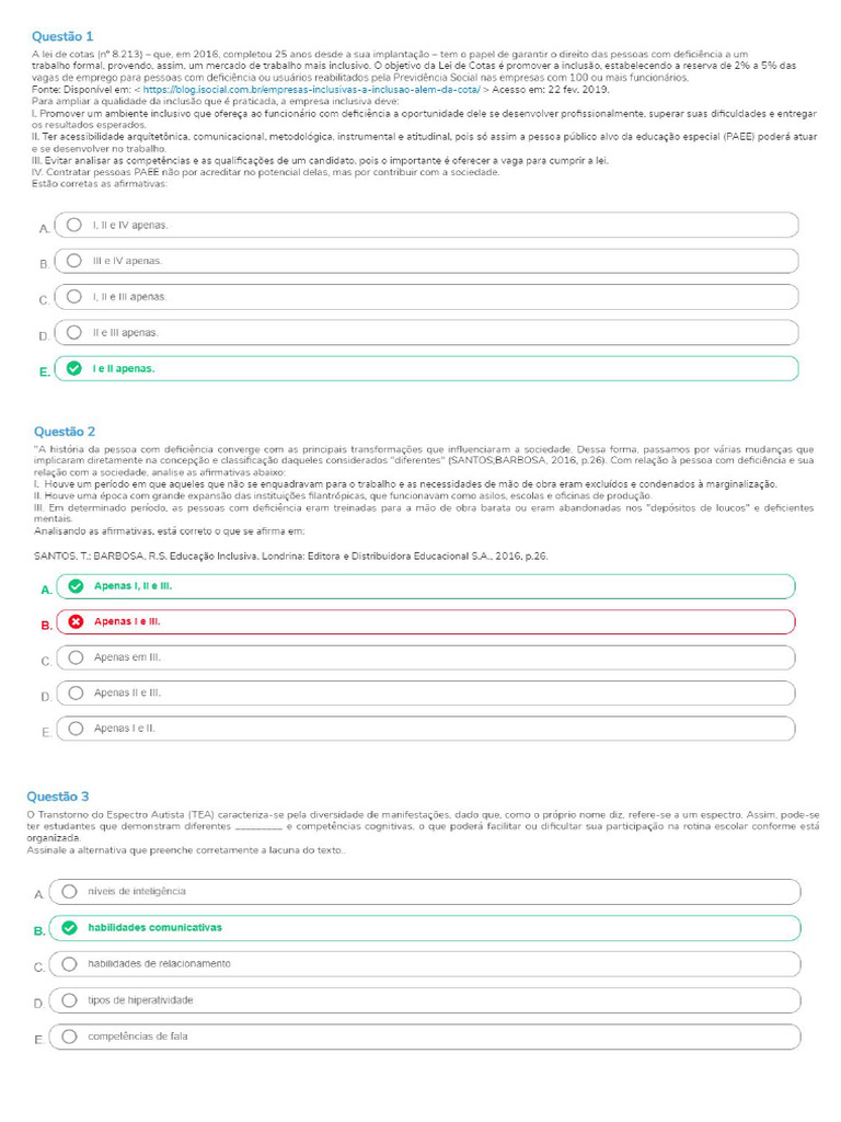 Prova 1° Chamada Sociedade Brasileira e Cidadania | PDF