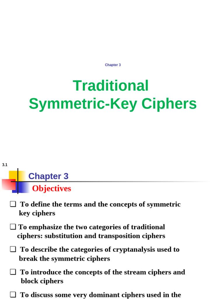 Symmetric-Key Cipher Basics | PDF | Cipher | Cryptanalysis