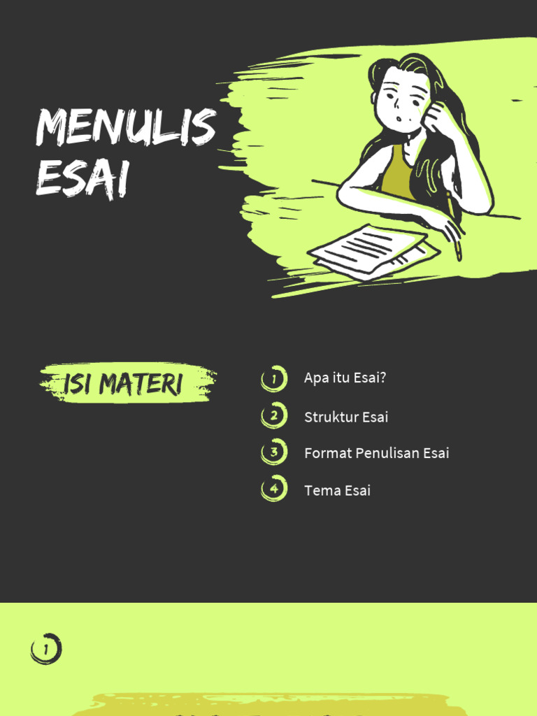Struktur dan Format Esai Mahasiswa | PDF