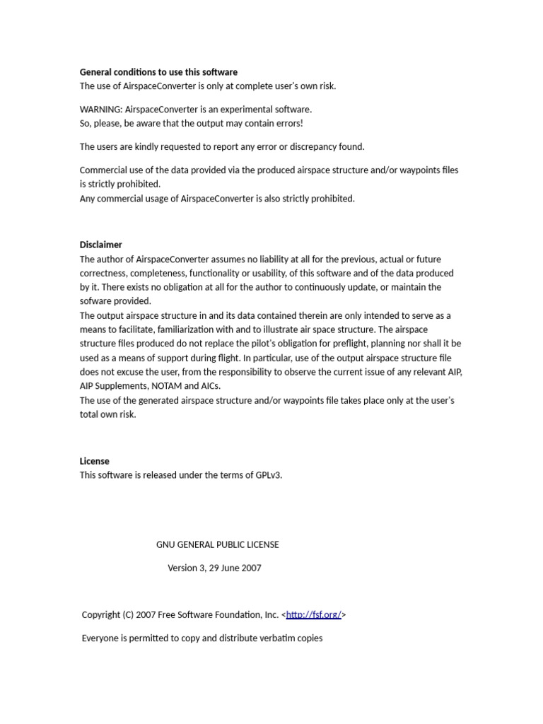 License | PDF | License | Free Software