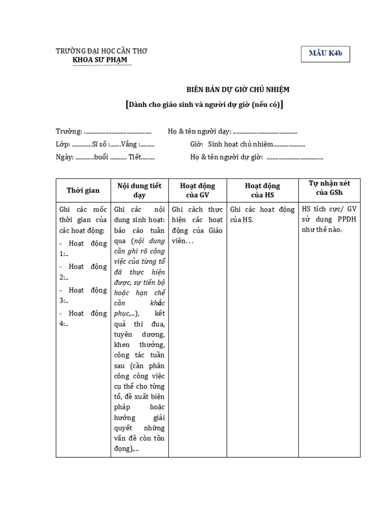 MAU K4b.BIEN BAN DU GIO CHU NHIEM | PDF