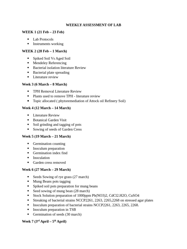 Weekly Assessments | PDF | Home & Garden | Science & Mathematics