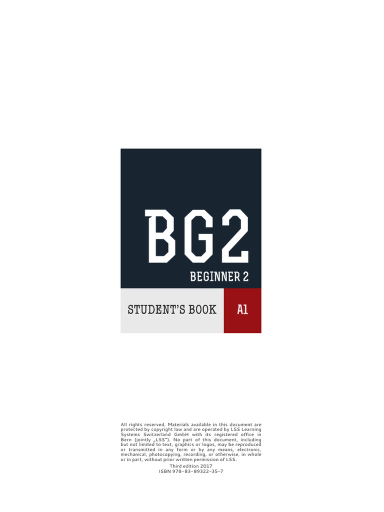 Lev03 BG2 U1 Ed3 EGa | PDF | Adjective | Grammar