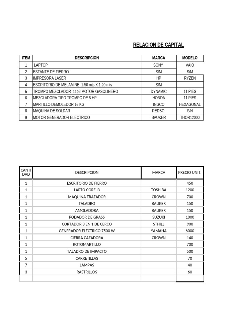 Capital Grupo GPZ EIRL | PDF
