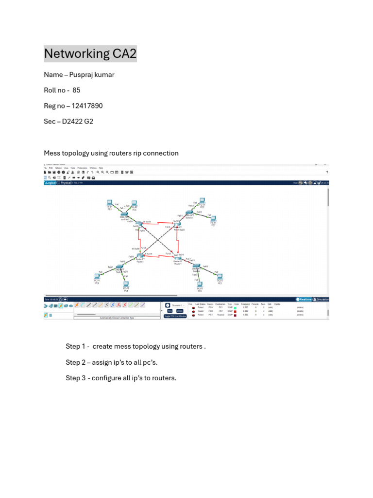 Networking CA2 | PDF