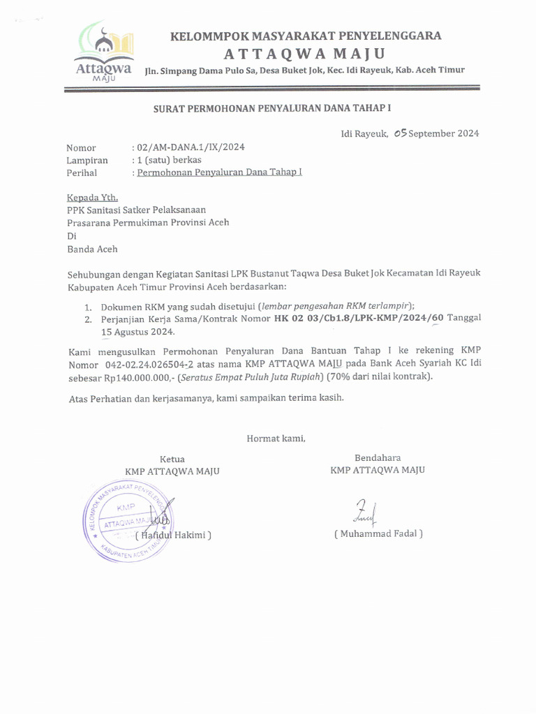 KMP Contoh Surat | PDF