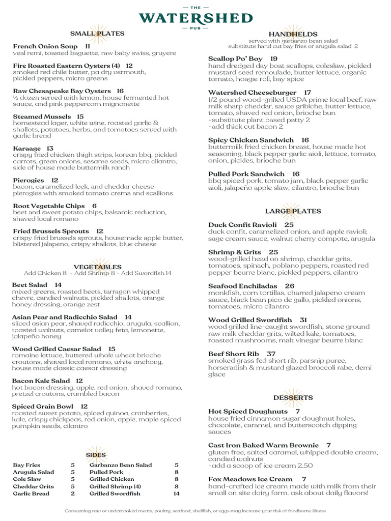 Winter Dinner 1 | PDF | Salad | Pickling