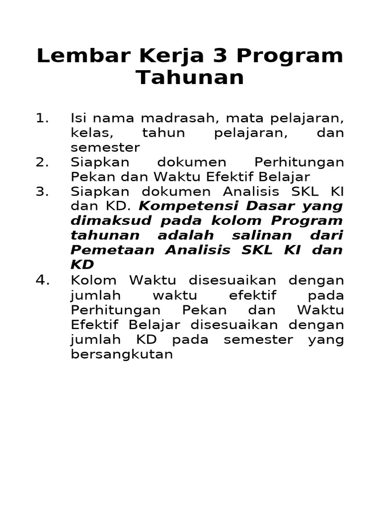 Program Tahunan Bahasa Arab Kelas Viii | PDF