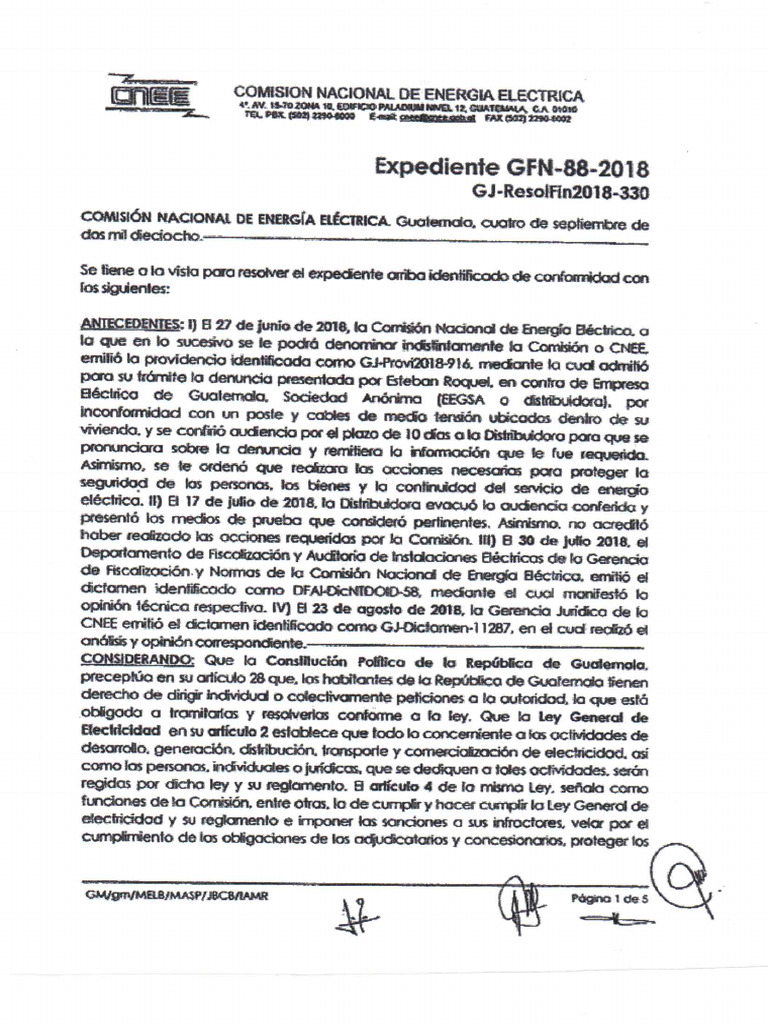 EXPEDIENTE GFN-88-2018 CNEE GJ-ResolFin 2018-330 - 241028 - 193705 | PDF