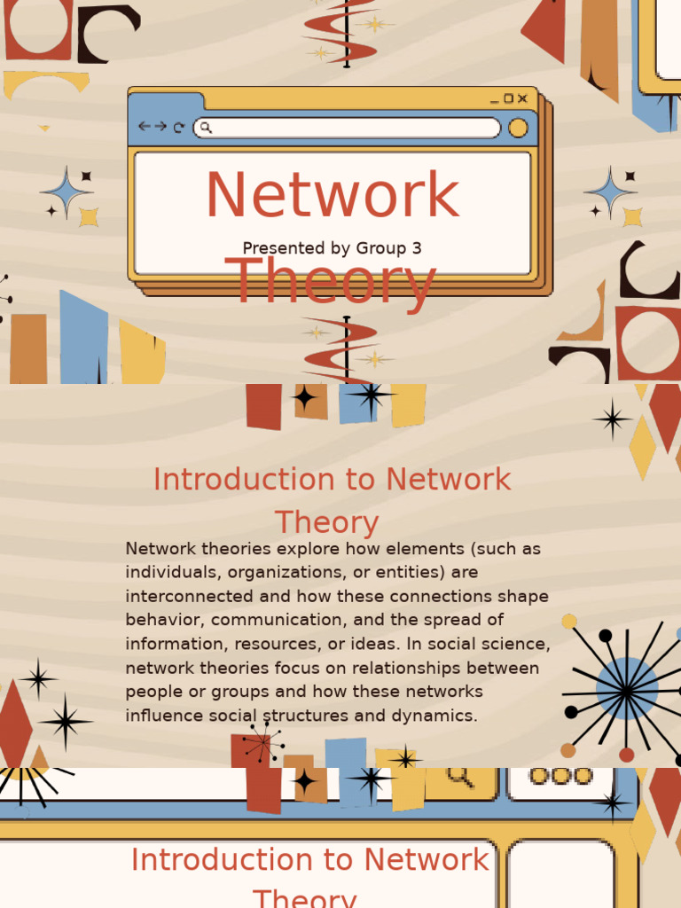 Network Theory | PDF | Computer Network | Social Network