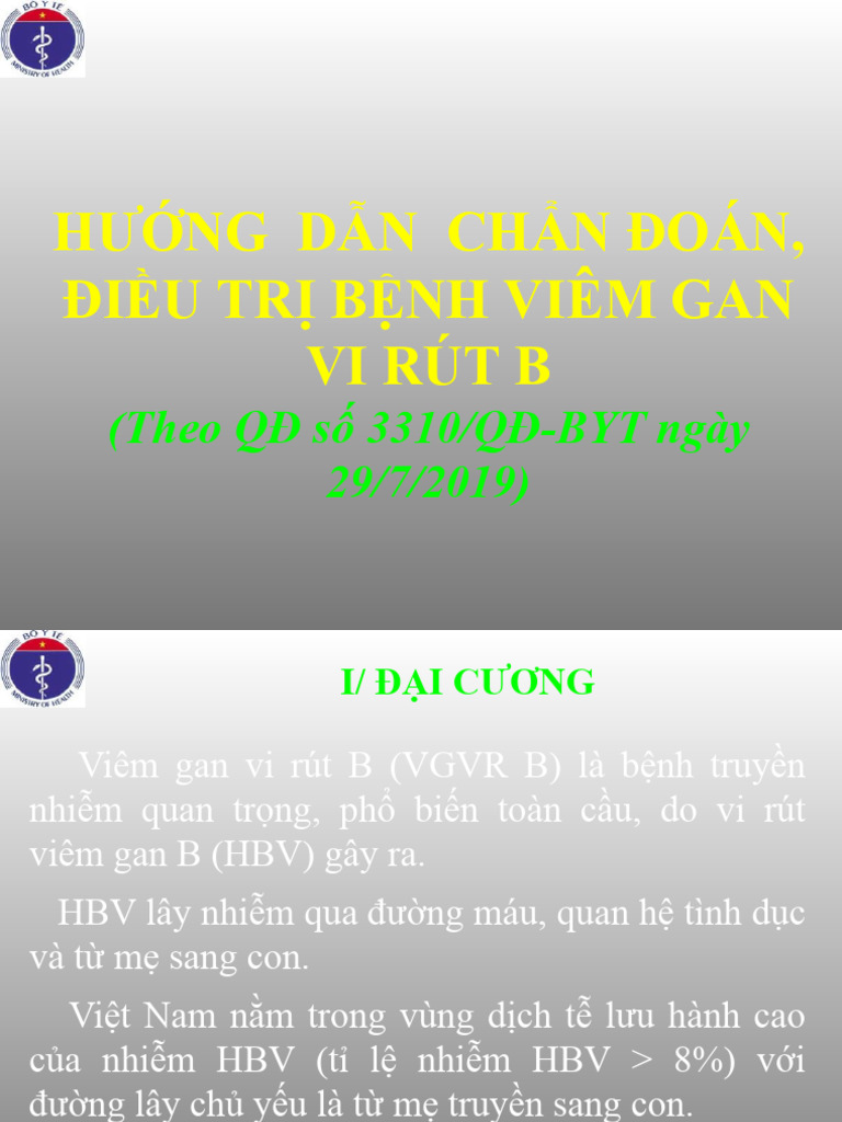 Quyet Dinh 3310 Chan Doan Dieu Tri VGSV B 29-7-2019 | PDF