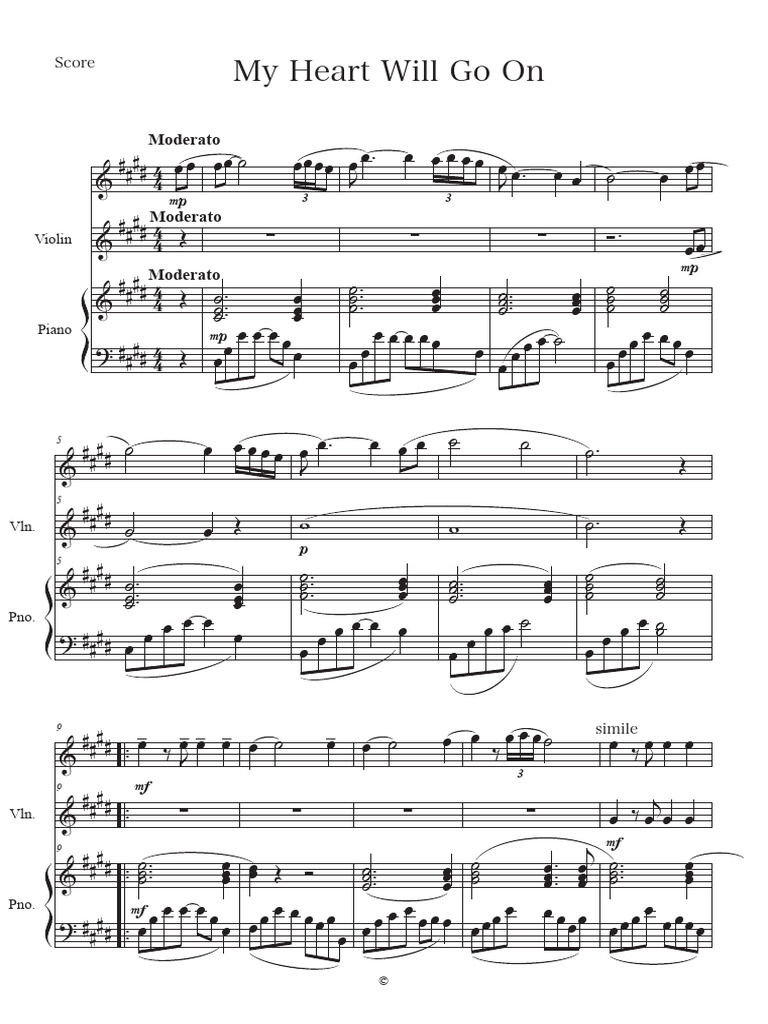 My Heart Will Go On | PDF | Alphabet latin