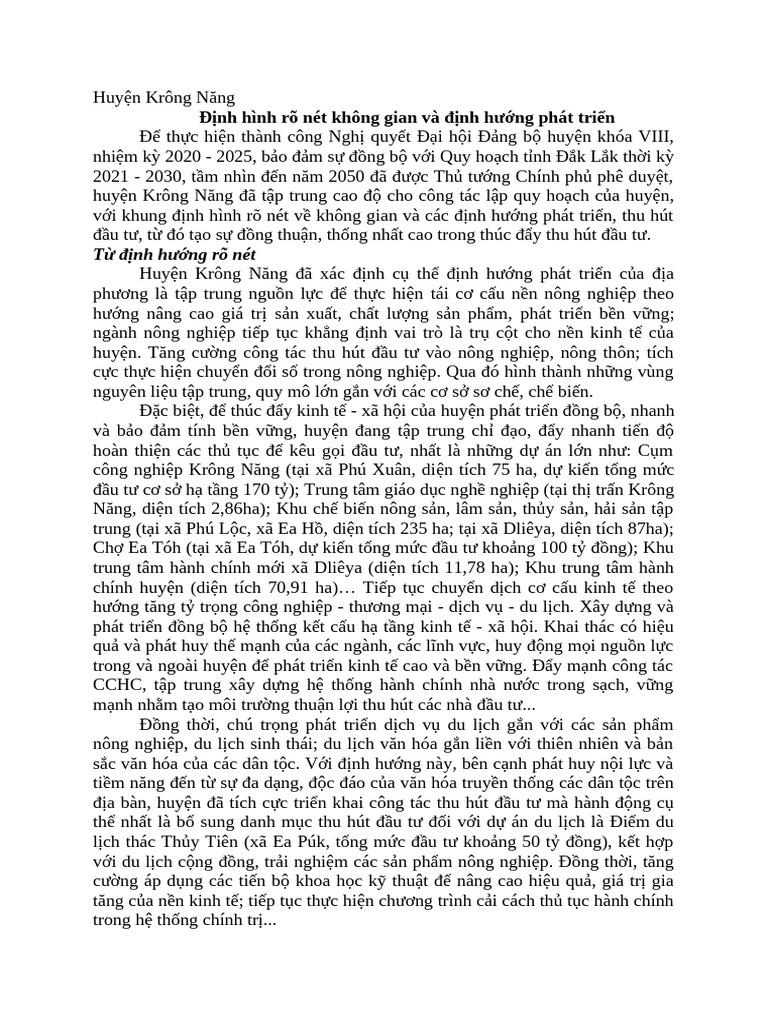 Bài 3 Krông Năng (Đã S A) | PDF