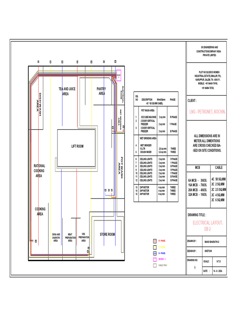 Electrical - DB 2 Cabel Routing | PDF | Cooking | Food And Drink ...