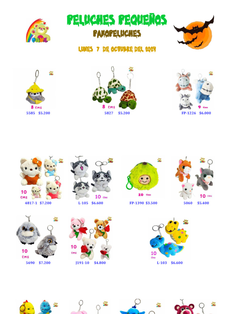 Pako Peluches Peluches Pequenos | PDF