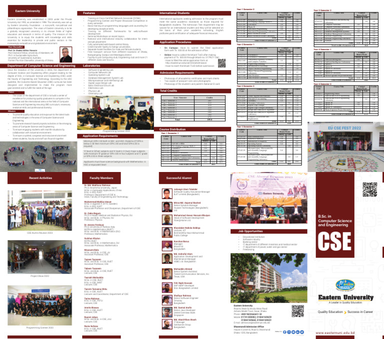 Features International Students Eastern University: Eu Cse Fest 2022 ...