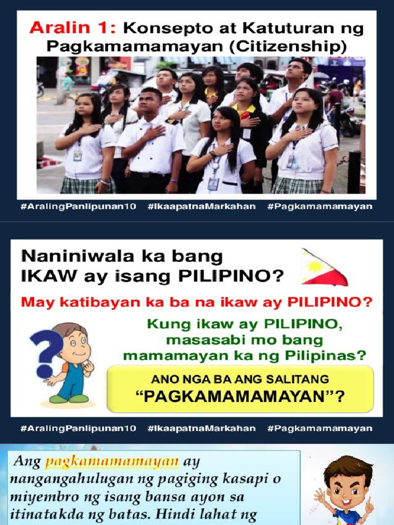 AP10 Pagkamamamayan | PDF