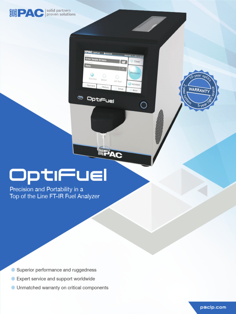 Fuel Analyzer Optifuel Pac Automatic New | PDF