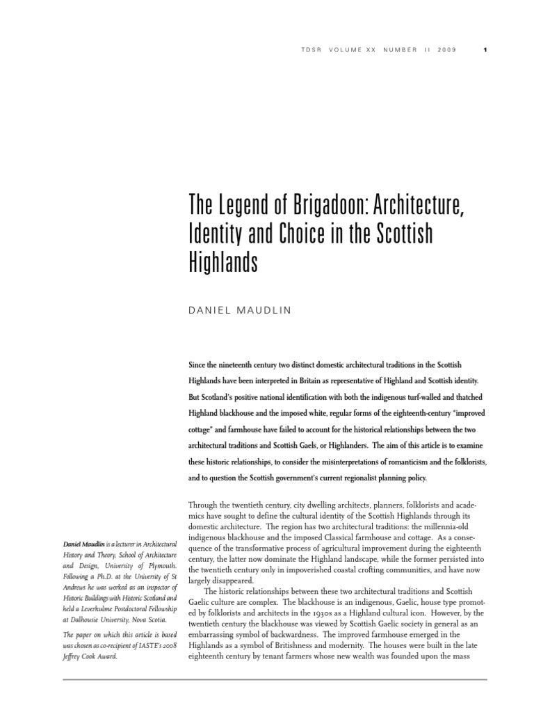 The Legend of Brigadoon Architecture Ide | PDF | Scottish Highlands | Scotland