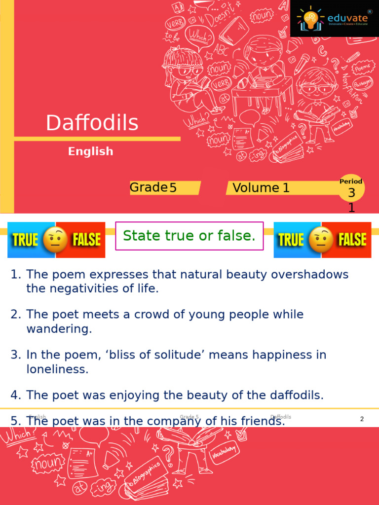 Daffodils lp31 PPT | PDF