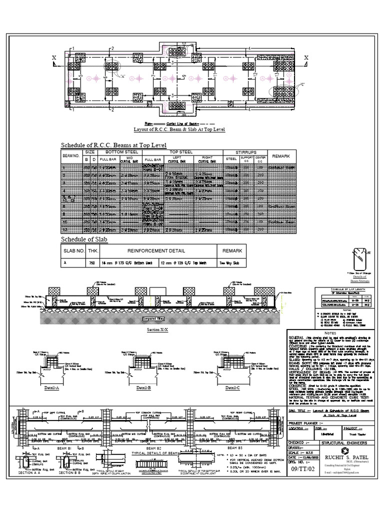 09 TT Top Slab Level (2) Model | PDF | Structural Engineering | Civil ...
