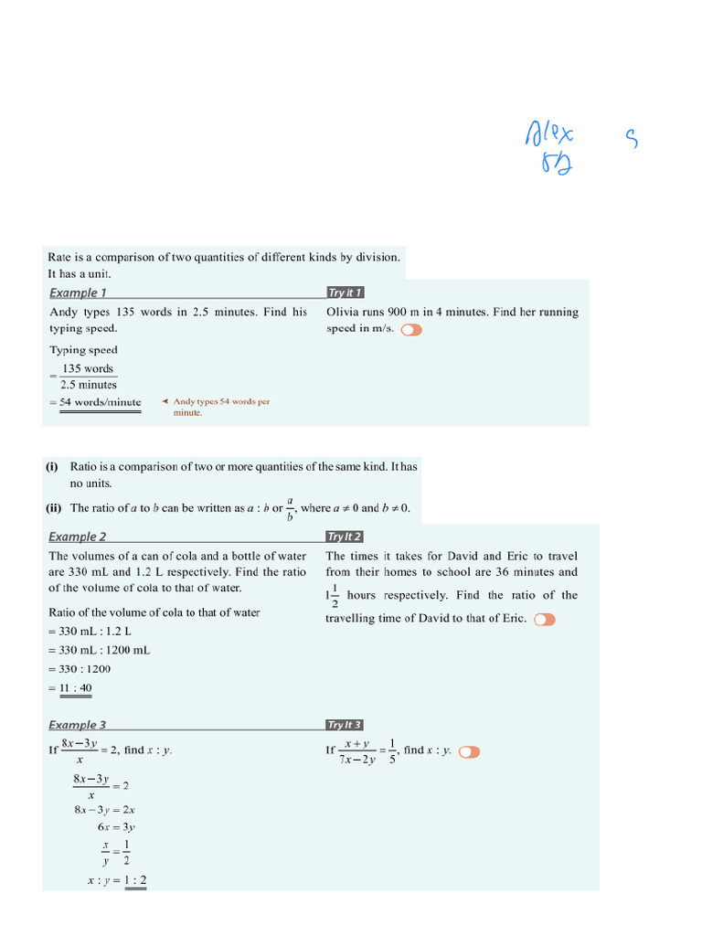 F.5 Mathematics Variations Classwork | PDF | Mathematics | Applied ...