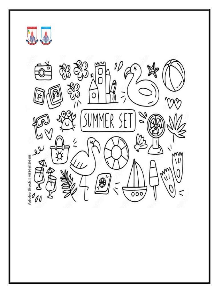 Class 4 Summer Task Syllabus 2024 | PDF