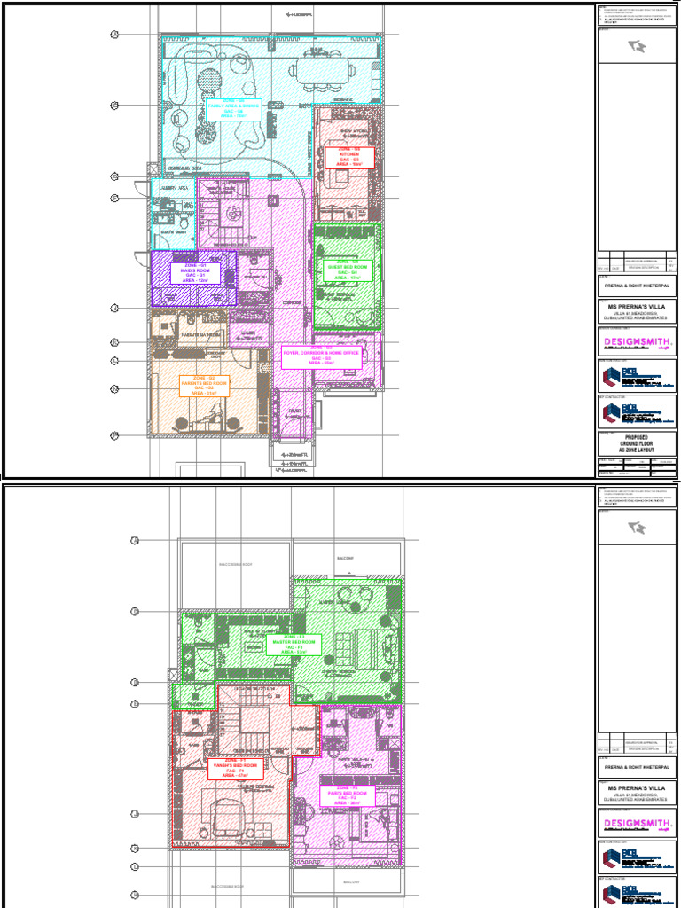 HVAC Zone Layout for Villa Project | PDF | Duct (Flow) | Building ...