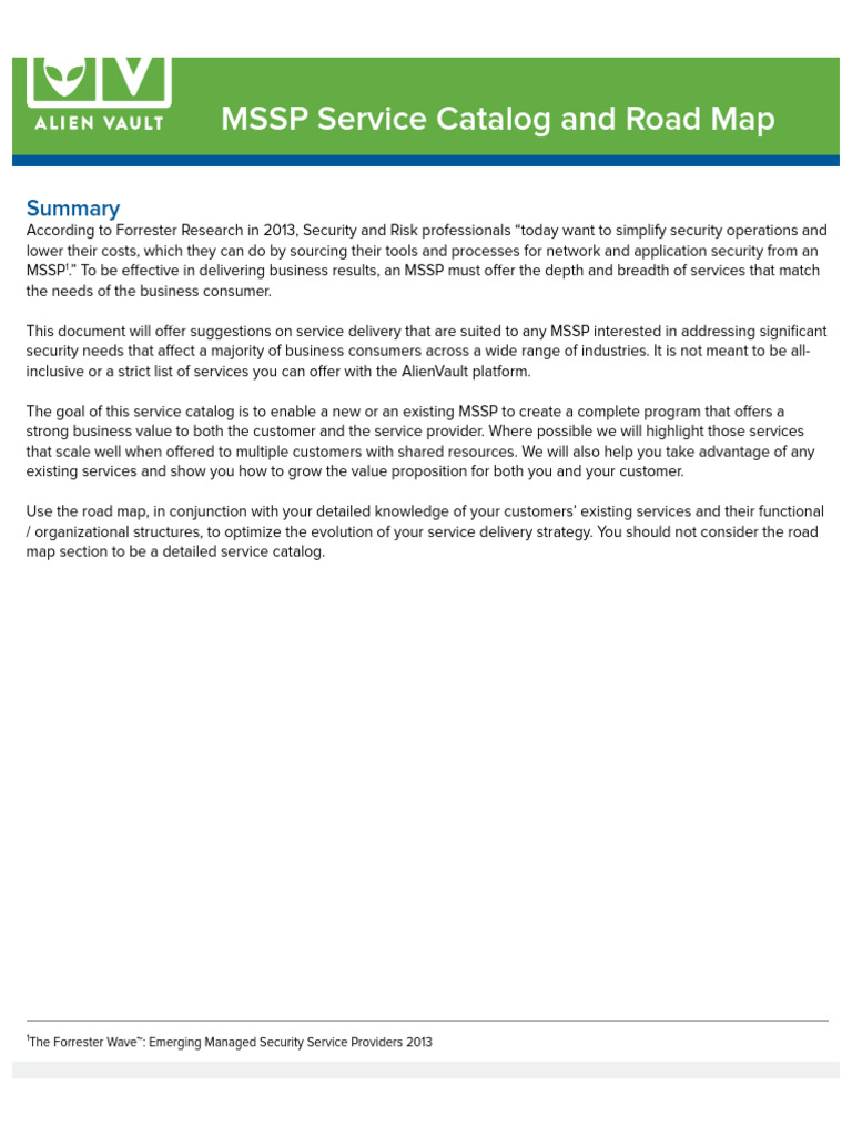 How To Build Your MSSP Service Offering | PDF | Security | Computer Security