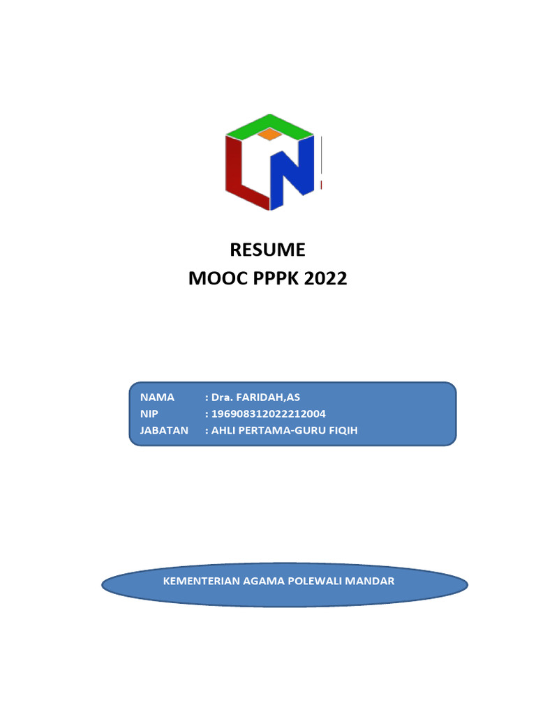 Resume MOOC PPPK 2022: Wawasan Kebangsaan dan Nilai ASN | PDF