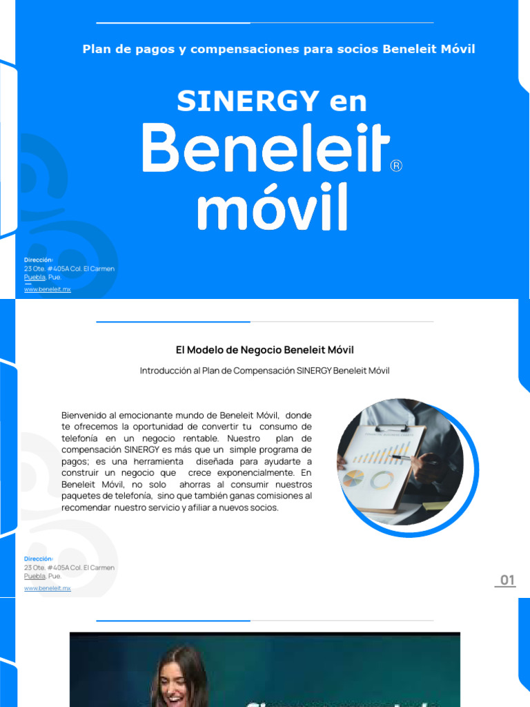 SINERGY Beneleit Móvil - pptx-1 | PDF | Modelo de negocio | Economias
