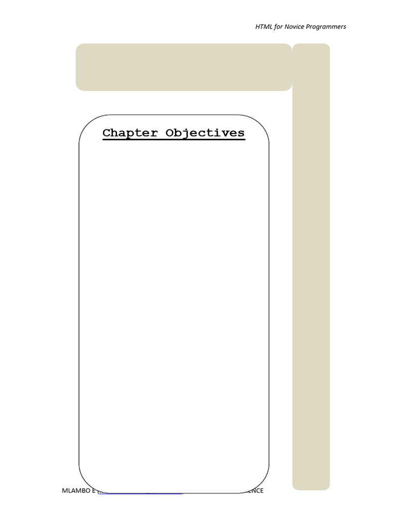 HTML Practical Notes by Mlambo JNR G e | PDF | World Wide Web ...