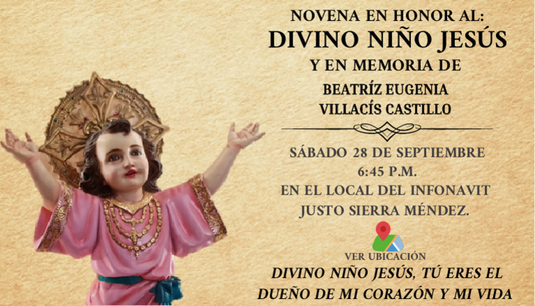 INVITACIÓN NOVENA (1) | PDF