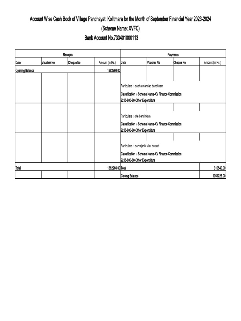 Generate Report Account Wise | PDF | Cheque | Financial Services