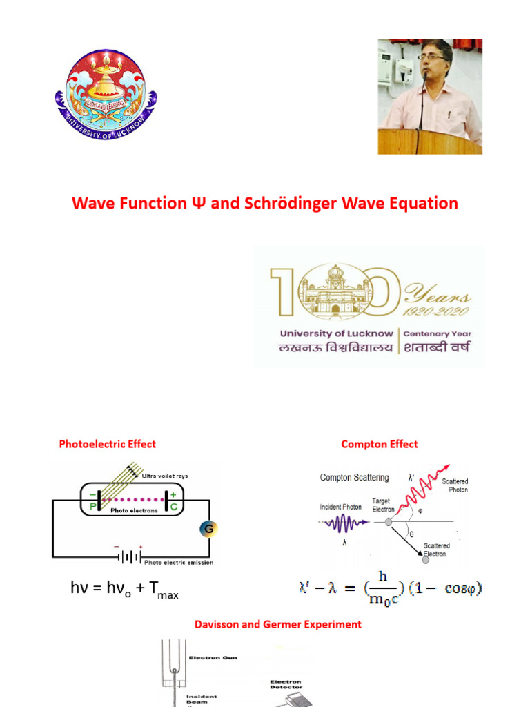 202008042122342357wave Function - and Schrödinger Wave Equation | PDF ...