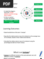 Edexcel GCSE Chemistry Periodic Table | PDF