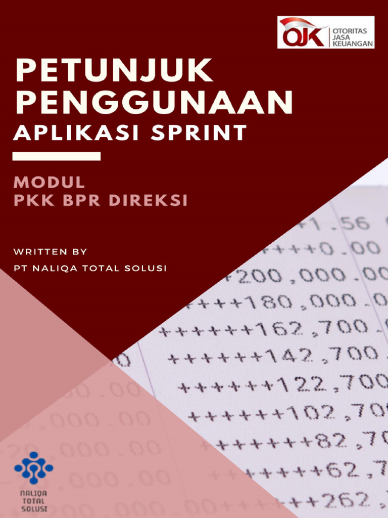 Panduan Aplikasi SPRINT BPRS | PDF
