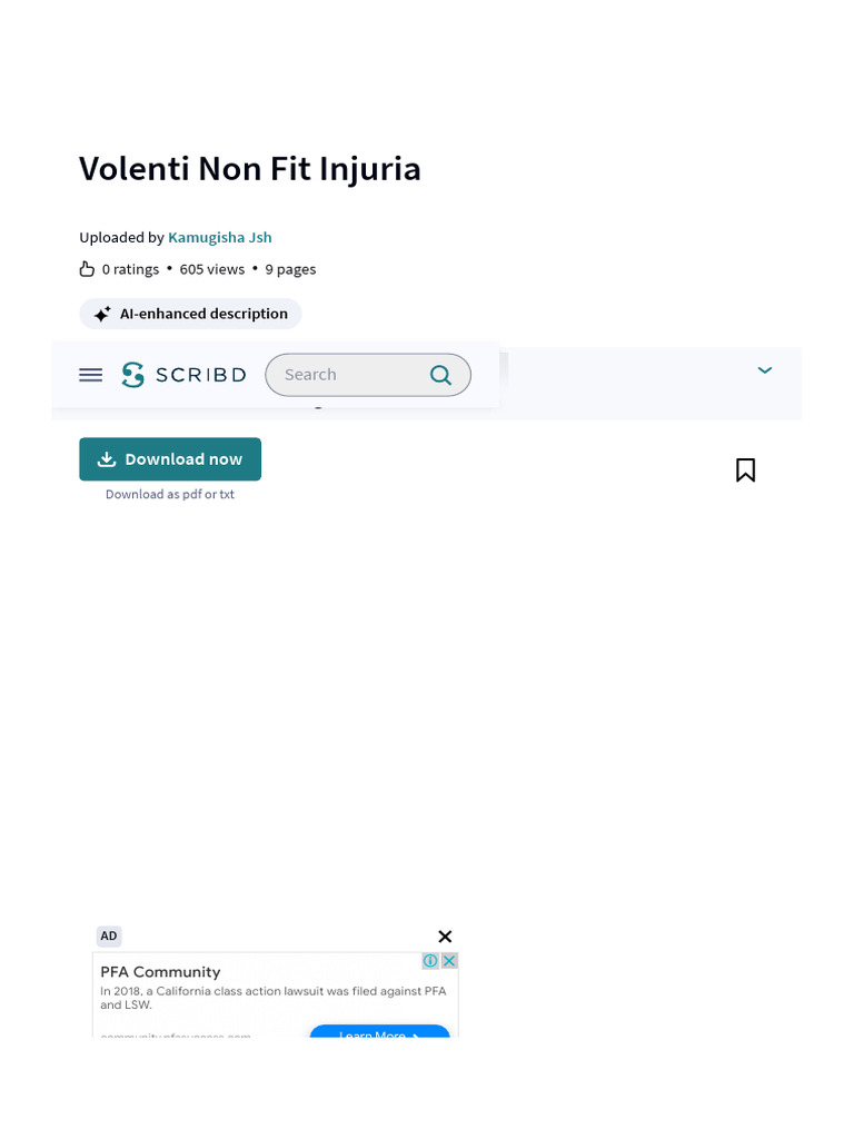Volenti Non Fit Injuria - PDF - Negligence - Tort | PDF | Scribd | Tort