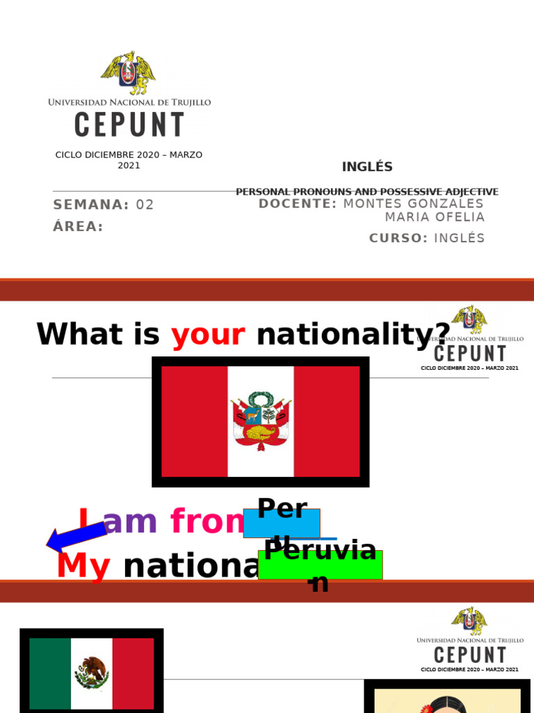 Personal Pronouns and Possessives Guide | PDF | Syntax | Linguistic ...