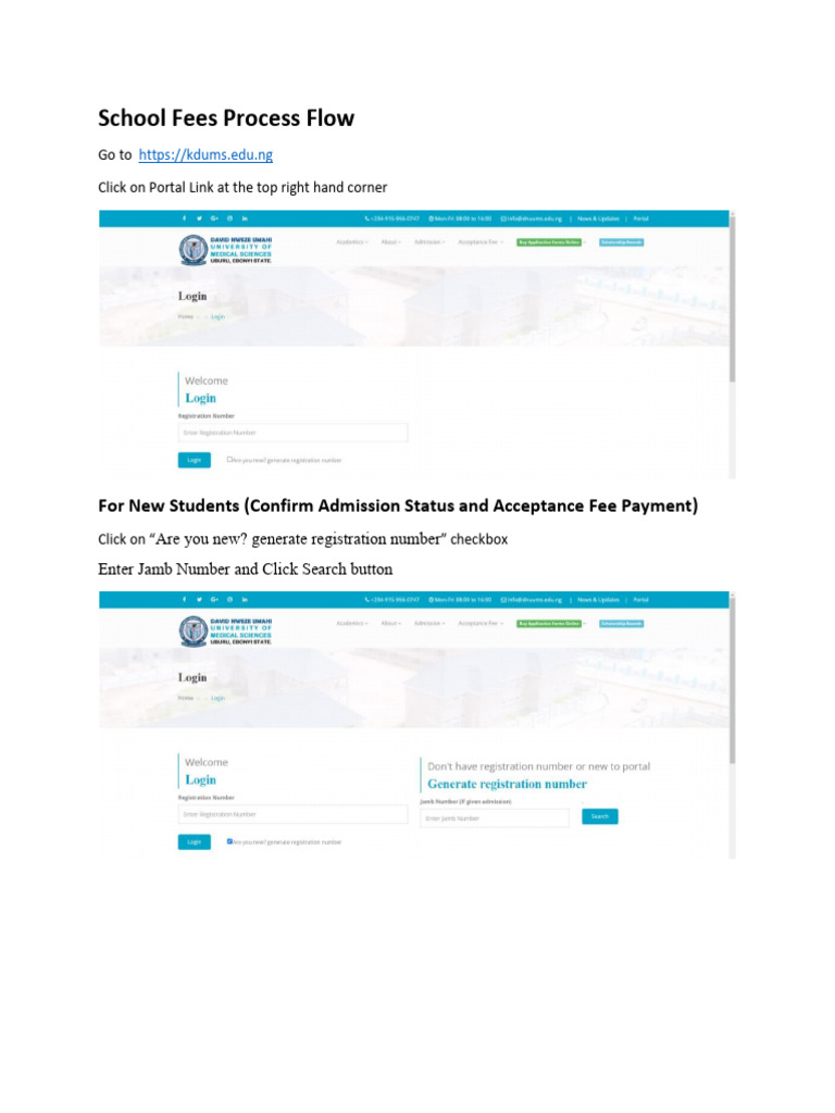School Fees Process Flow RMT | PDF | Business | Finance & Money Management
