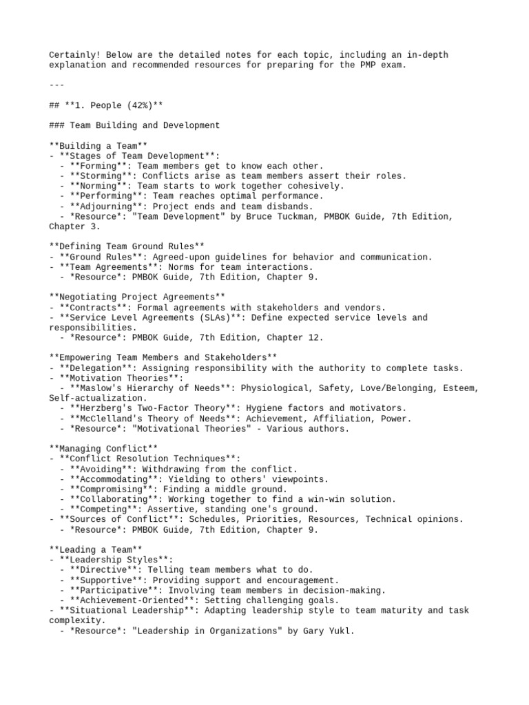 Pmp Pdf Risk Business