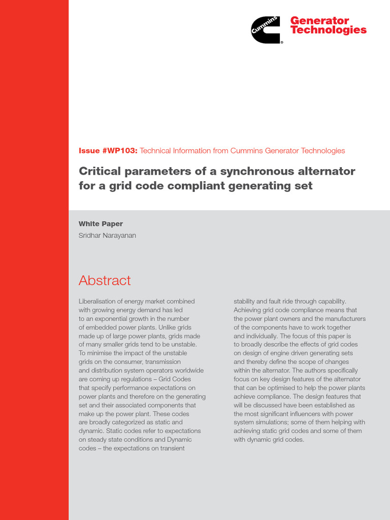 WP GCC S en GS 01 0 | PDF | Electrical Grid | Electrical Engineering