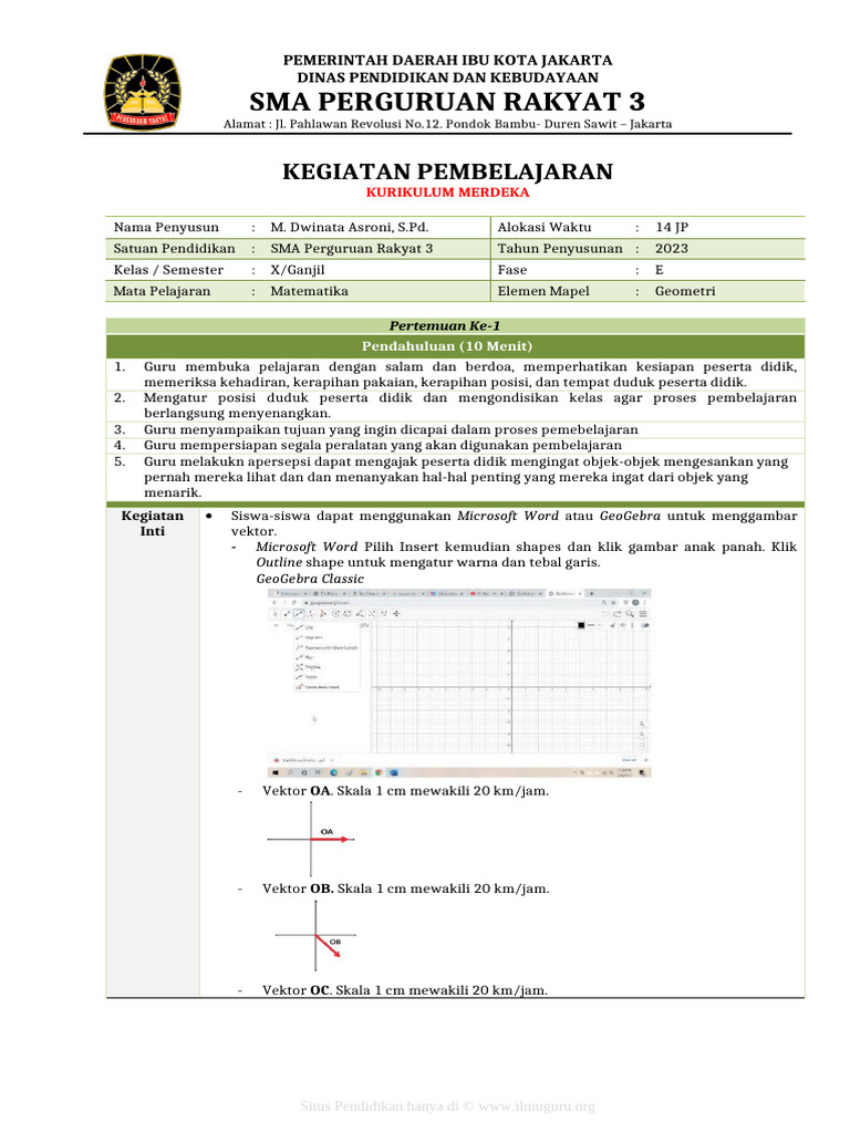 Modul 3 1 Vektor | PDF