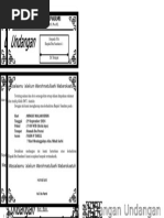 Undangan Tahlil | PDF | Agama & Spiritualitas