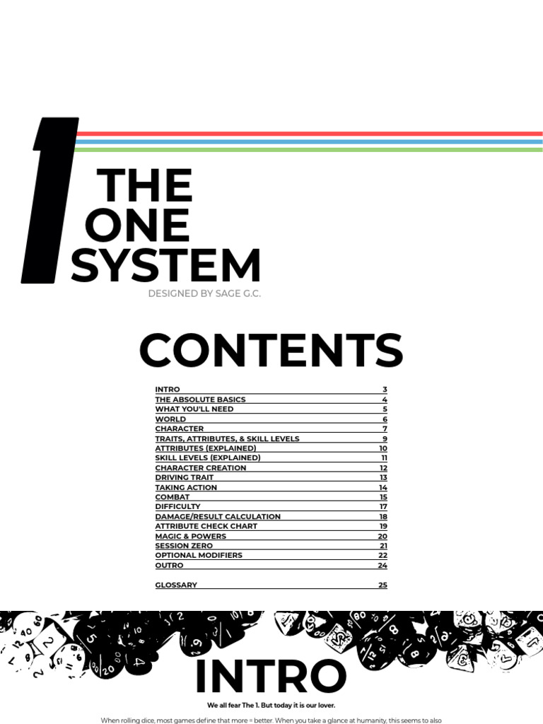 THE ONE SYSTEM - Digital Booklet | PDF