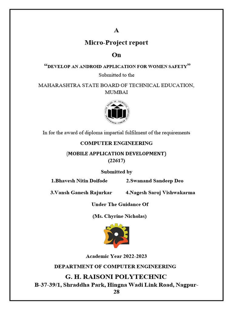 MAD Microproject | PDF | Android (Operating System) | Accelerometer